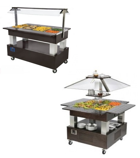 Buffet Chauffant - Bain-marie professionnel disponible sur Chr Restauration