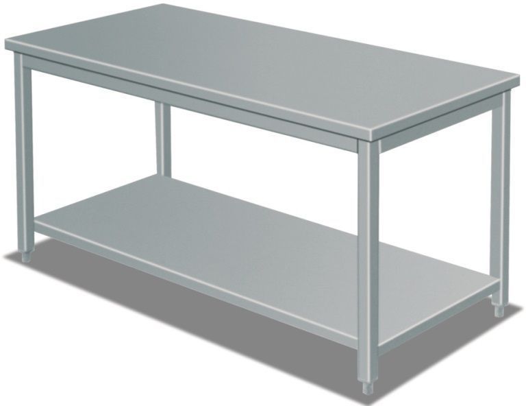 Table inox largeur 1200mm profondeur 700mm CHR Restauration.