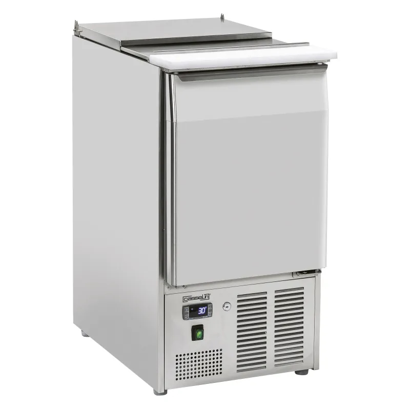 Saladette réfrigérée 1 porte GN1/1 avec capot inox CASSELIN disponible ...